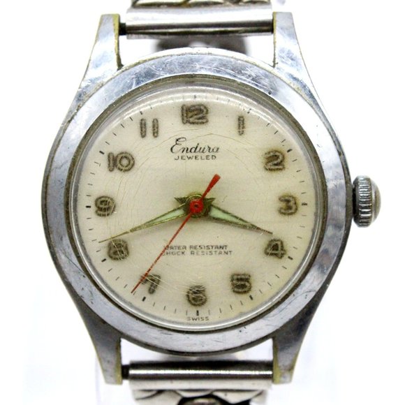 Endura | Accessories | Vintage Endura Watch Mens Classic Luxury ...